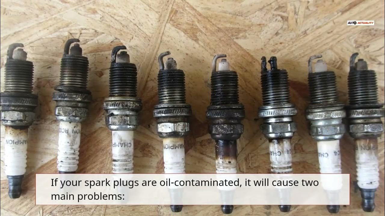 Why Spark Plugs Get Wet With Oil, Water, Gas Or Petrol - YouTube