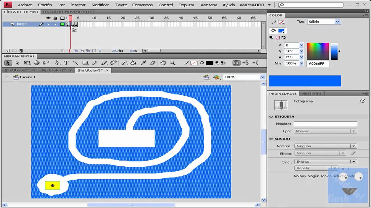Tutorial Juego de Laberinto Flash - HD - YouTube