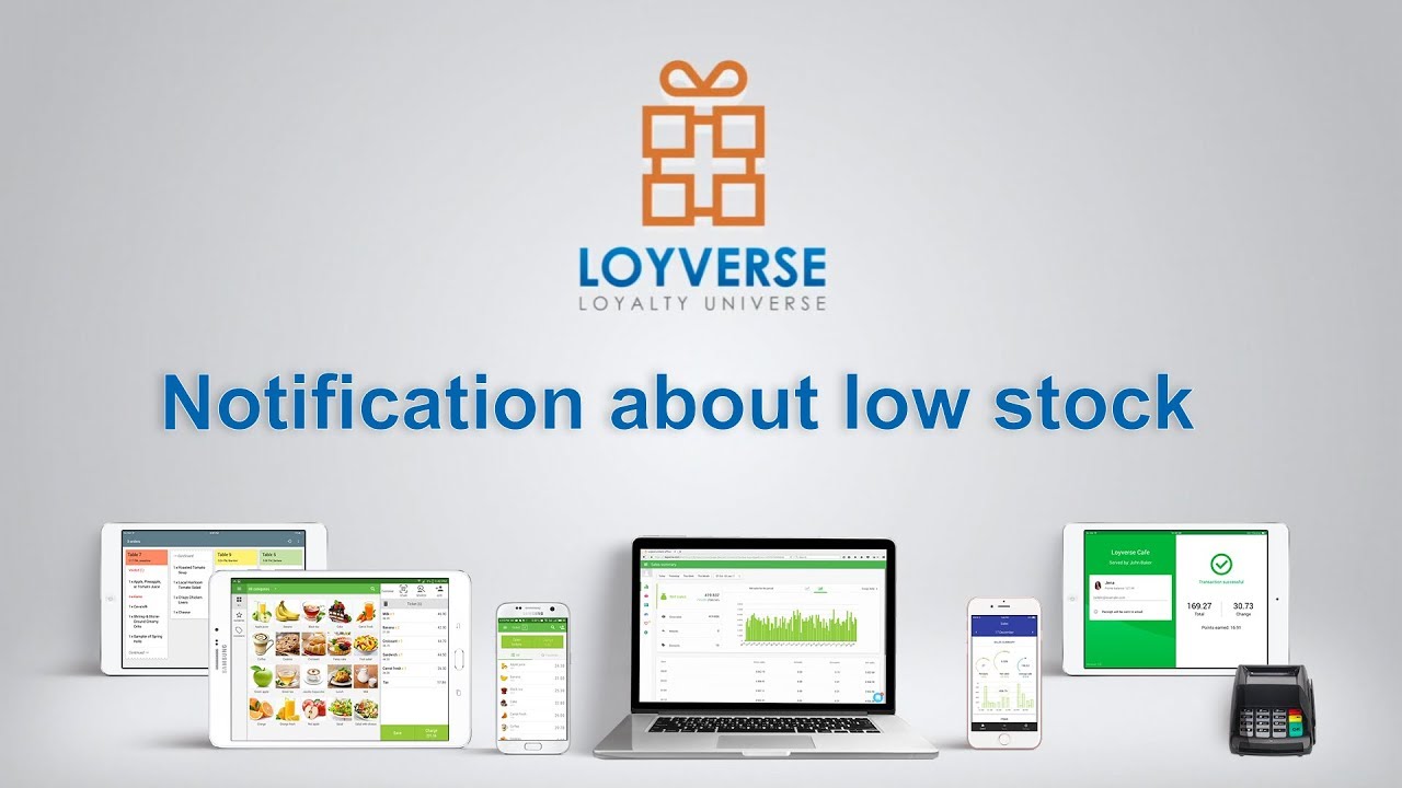 Notification about low stock - Loyverse POS - YouTube