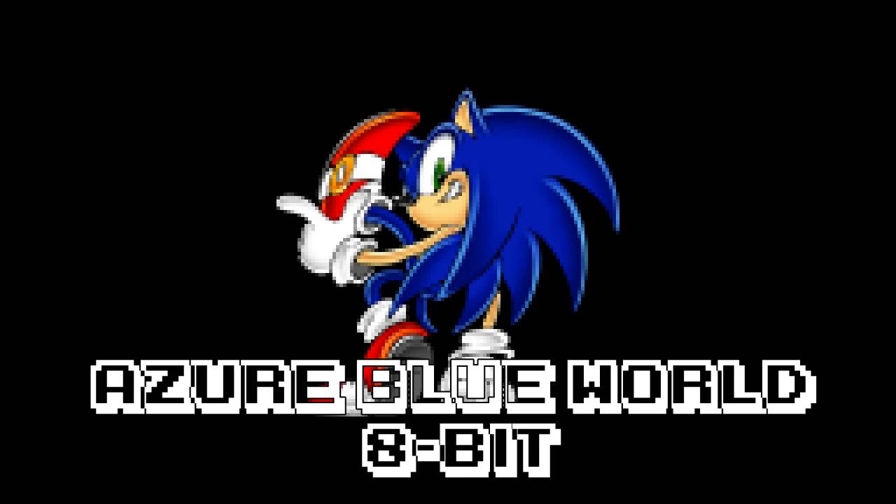 Azure Blue World 8-bit - YouTube