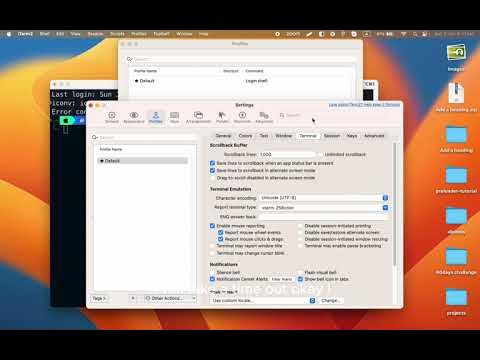 iconv: iconv_open(, -t): invalid argument error converting string from ...