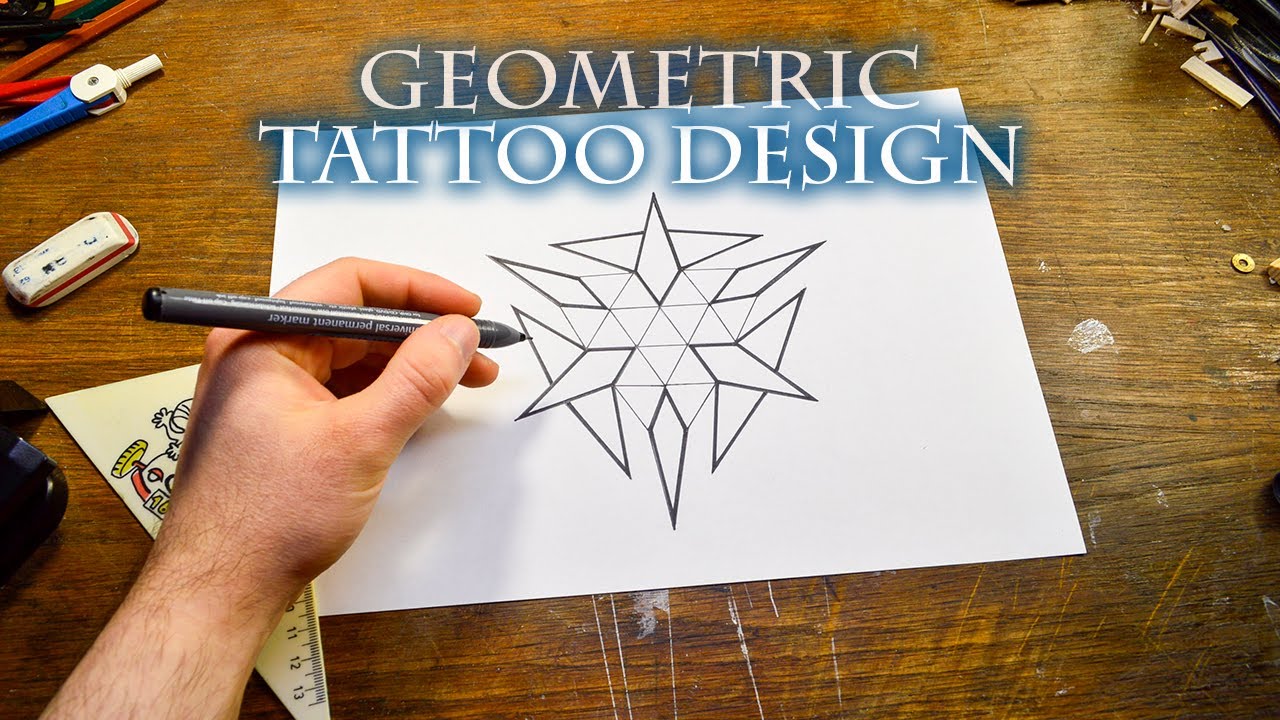 Geometric Drawing - Geometric TATTOO Design Pattern - YouTube