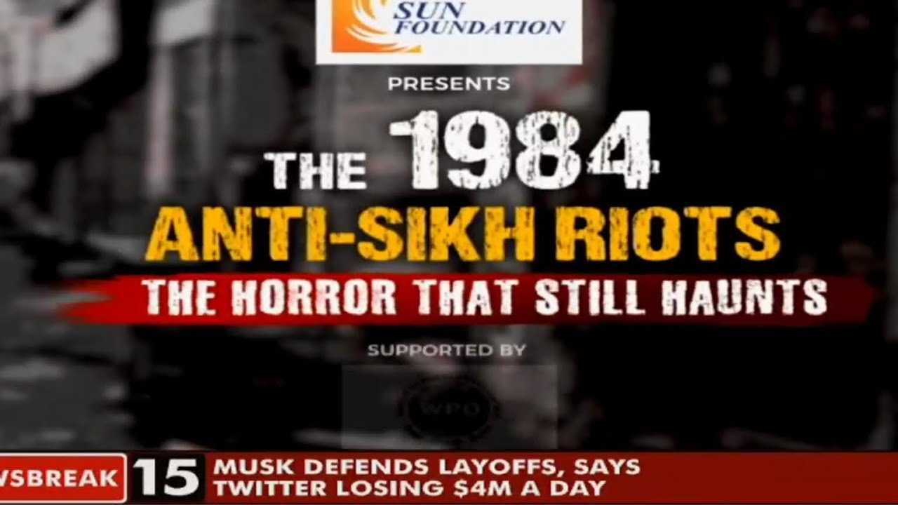 @ndtvindia & Sun Foundation Presents The 1984 Sikh genocide - The ...