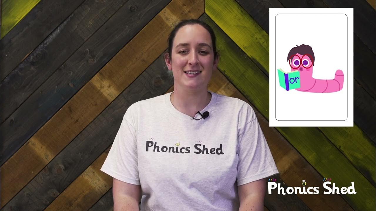 Phonics Shed - Guidance Video - ‘or’/ur/ Wordy the Bookworm - YouTube