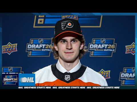 2026 NHL Draft Media Availability: Maksim Sokolovskii – Philadelphia Flyers