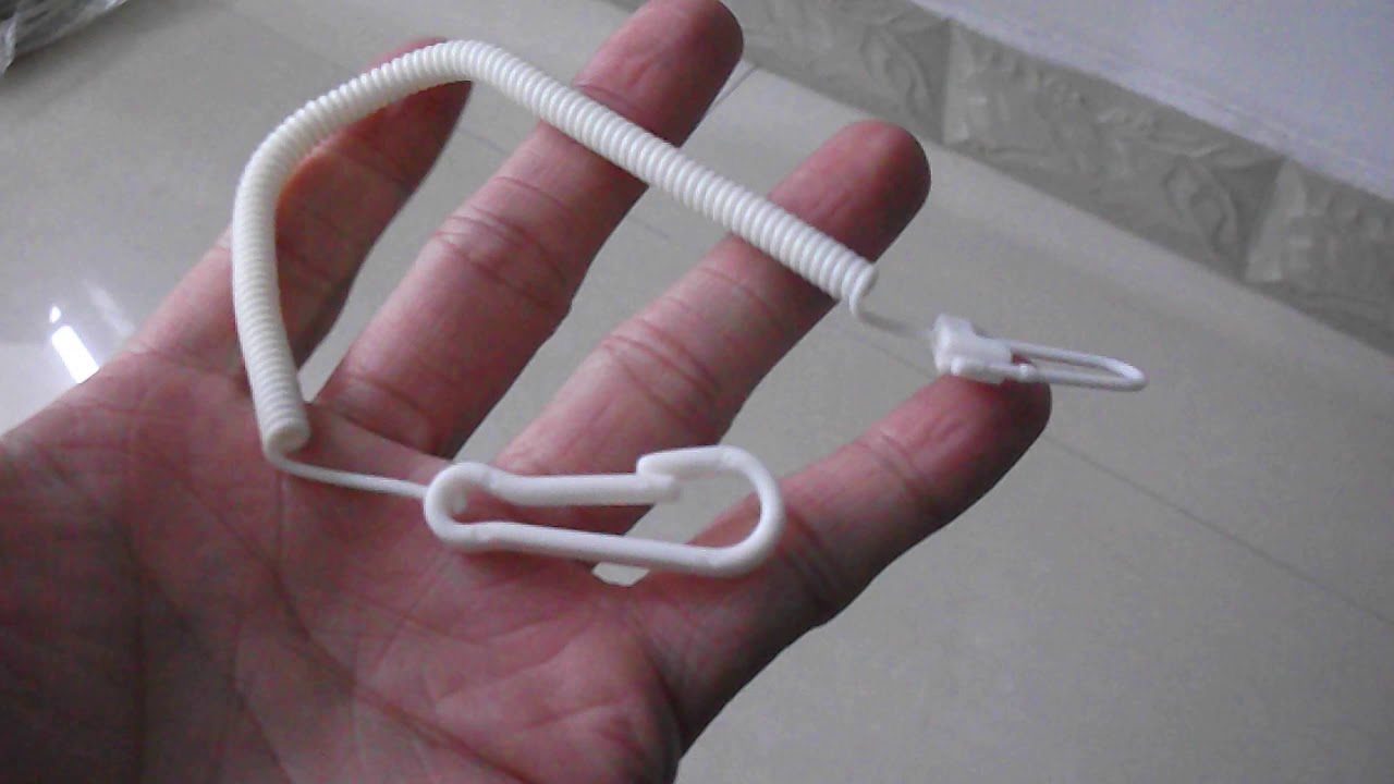 Spring Rope, Mobile Phone Spring Keychain - YouTube