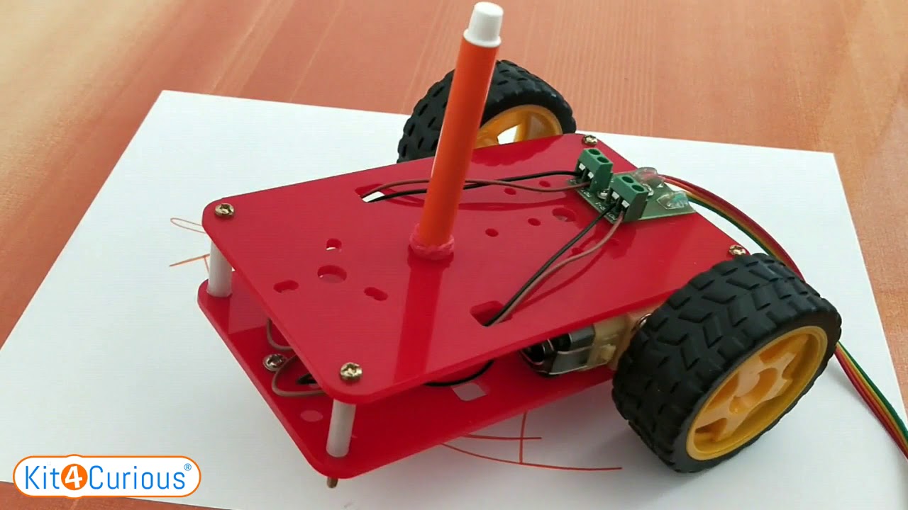 Remote controlled drawing Robot - Video tutorial - YouTube