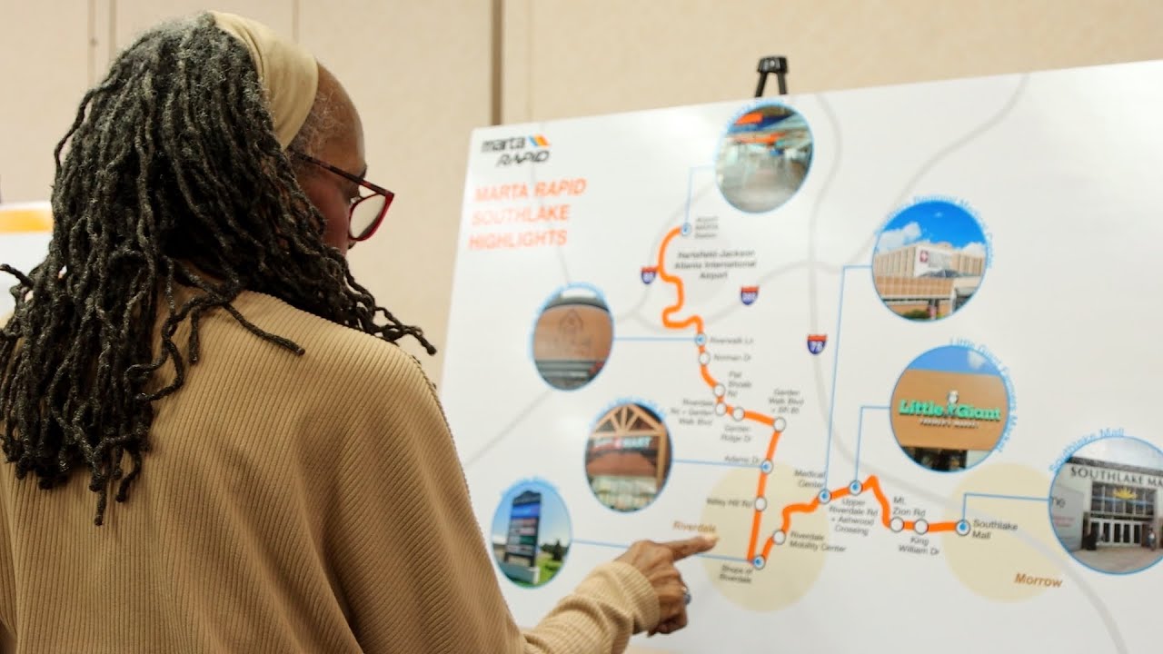 MARTA Rapid Southlake - Bus Rapid Transit - YouTube