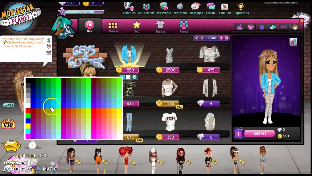Checking out the new theme on MSP (Credit to Flower Demon) - YouTube