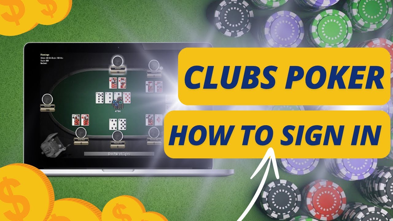 How To Sign In to Clubs Poker - YouTube