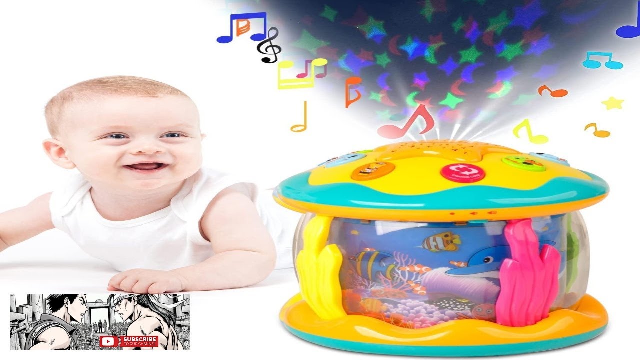 Ocean Rotating Baby Musical Toys 4 in 1 Infant Night Light Review - YouTube