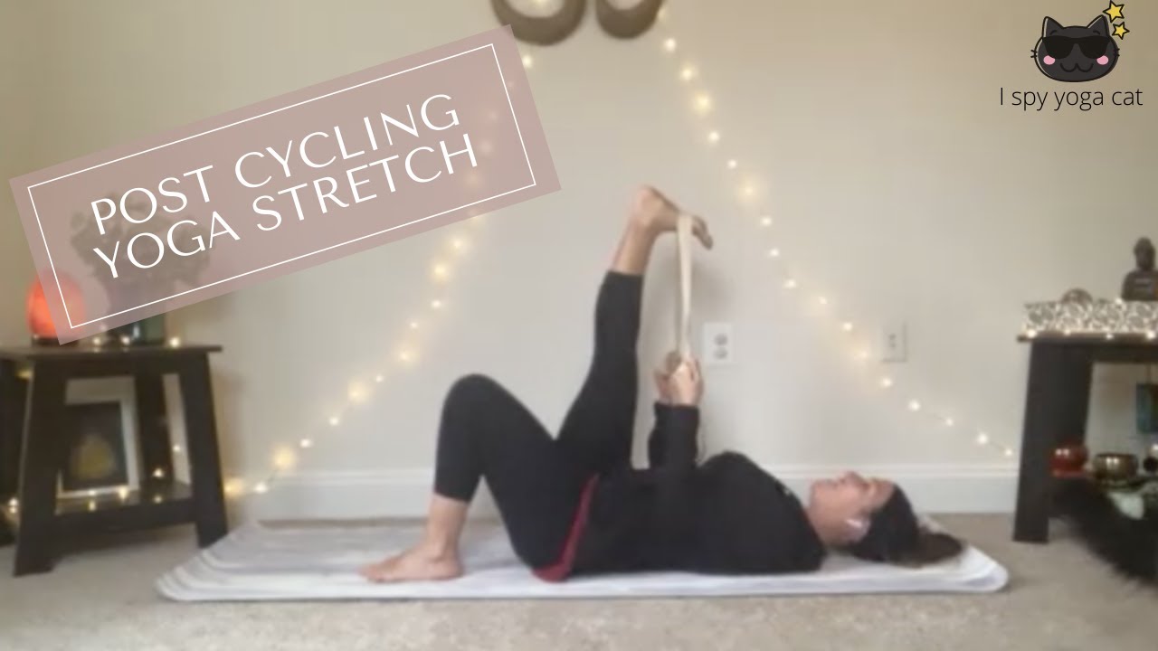 Post Cycling Yoga Stretch - full body - YouTube