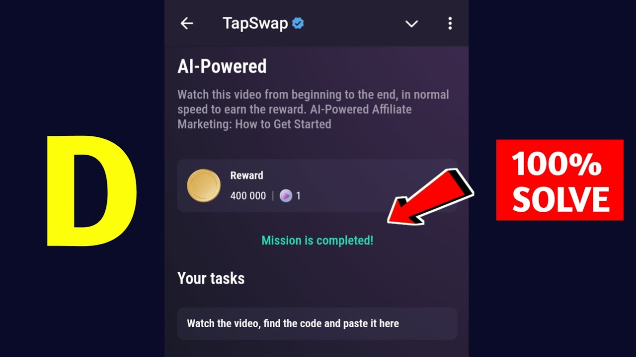 AI-Powered | Tapswap Code | AI-Powered Affiliate Marketing: How to Get ...