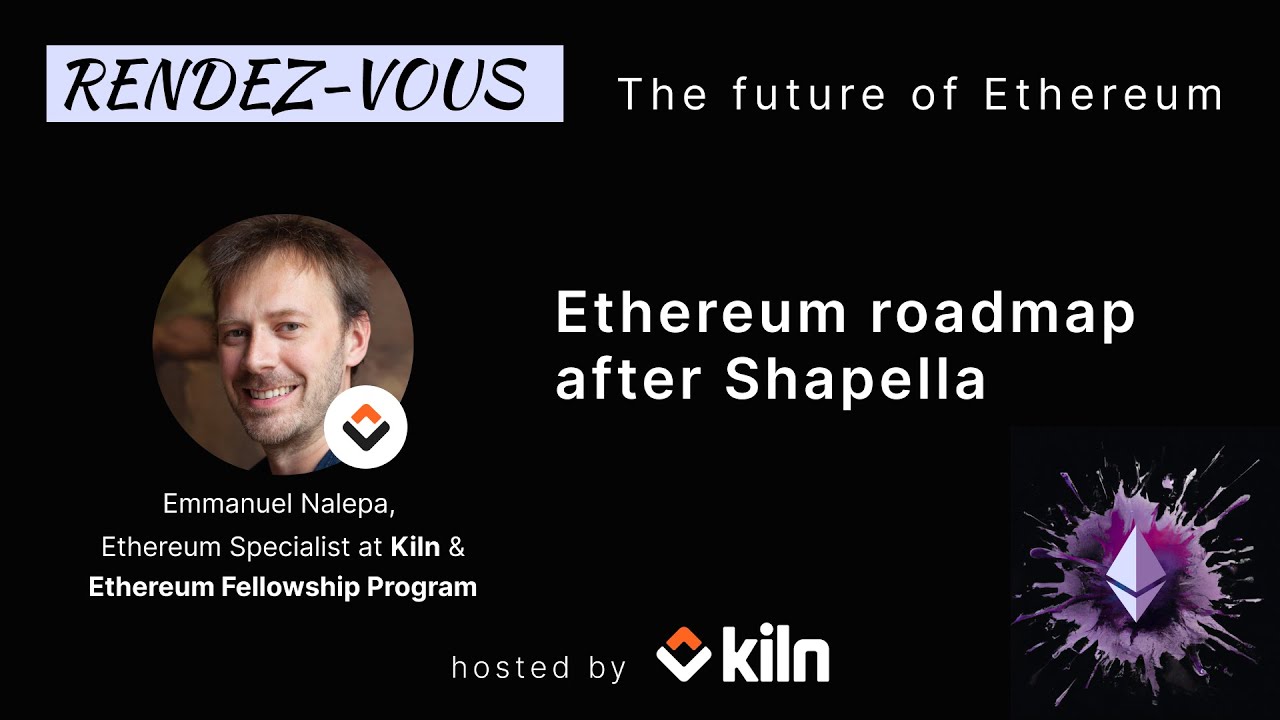 [EthCC6] Ethereum roadmap after Shapella - YouTube