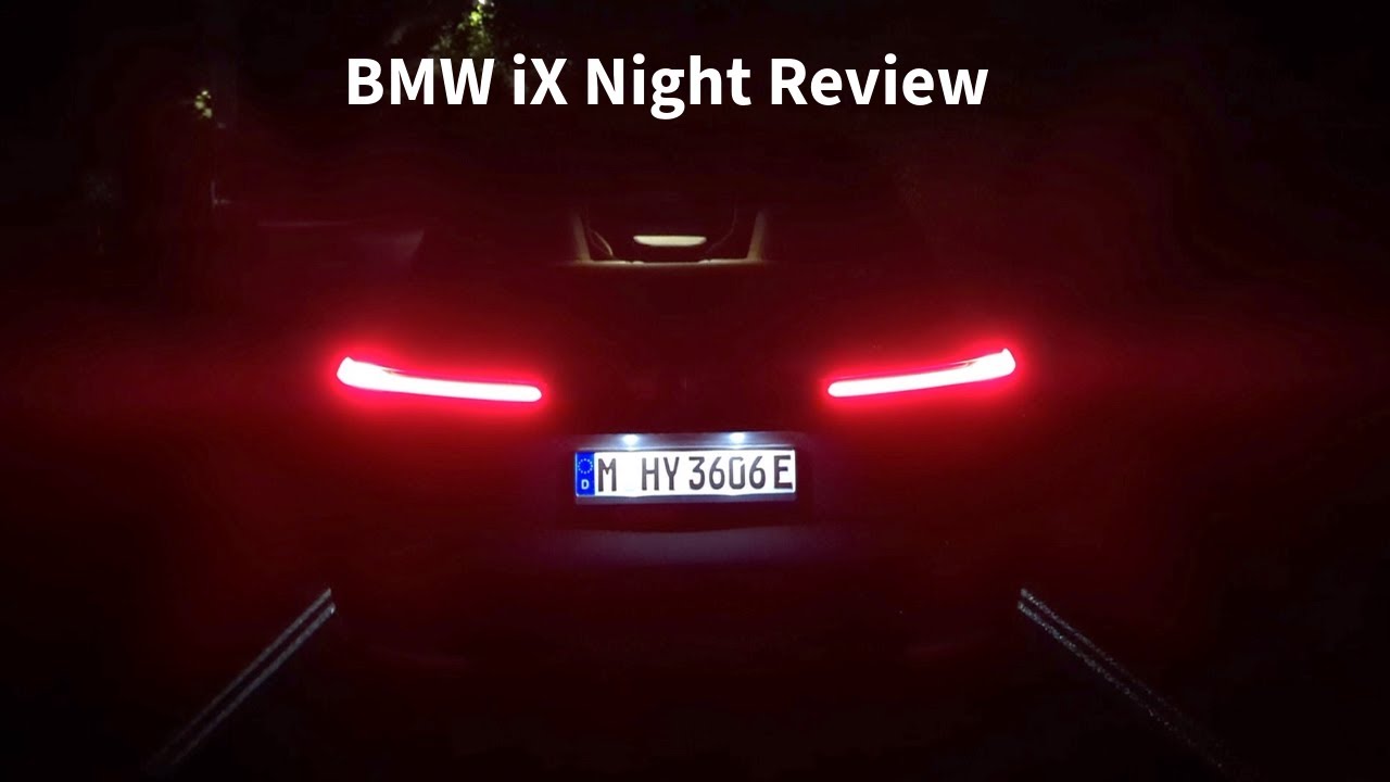 BMW iX Night Review | Ambient Light | Laser Light - YouTube