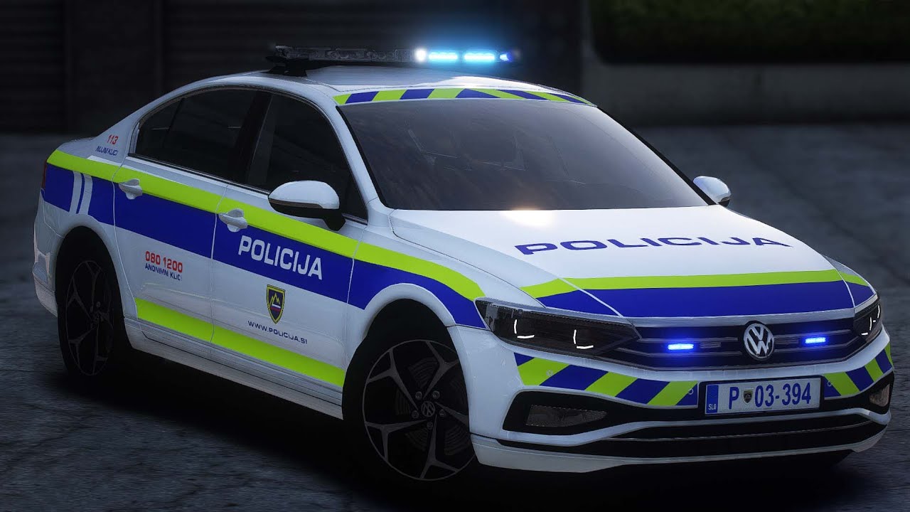 SLOVENSKA POLICIJA VW PASSAT | GTA 5 | FiveM - YouTube