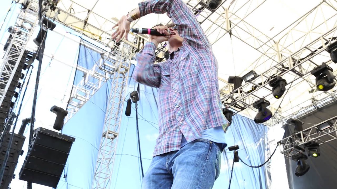 The Revivalists singer David Shaw performing with Galactic at Gathering ...