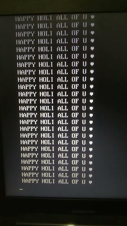 Happy Holi In C Programming ️shorts Bca Cprogramming Viral Coding Trending Bcaprojects