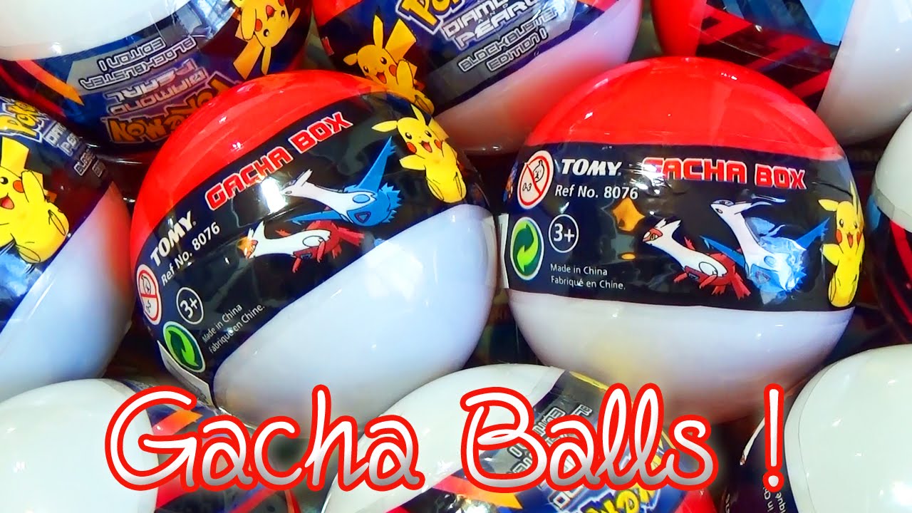 Ouverture De 6 Pokball Surprises Gacha Balls De