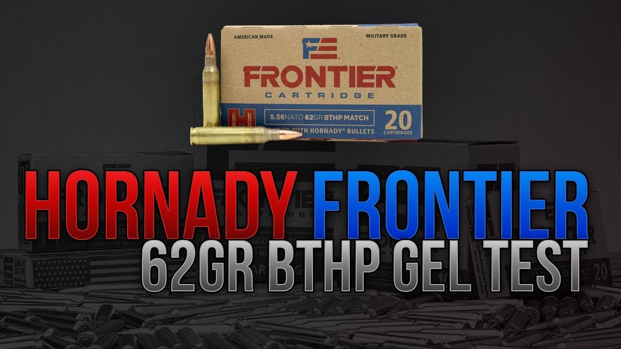 Home Defense .223 On A Budget? Hornady Frontier 62gr BTHP Gel Test ...