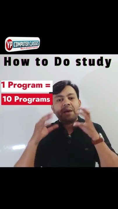How to study Computer Application for ICSE class 9th and 10th || #shorts || YP Computer Classes ...