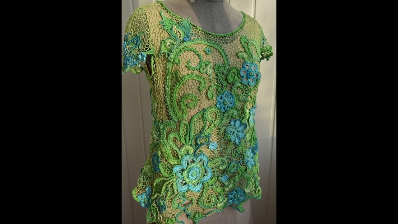 Introduction to Irish Crochet Lace - YouTube