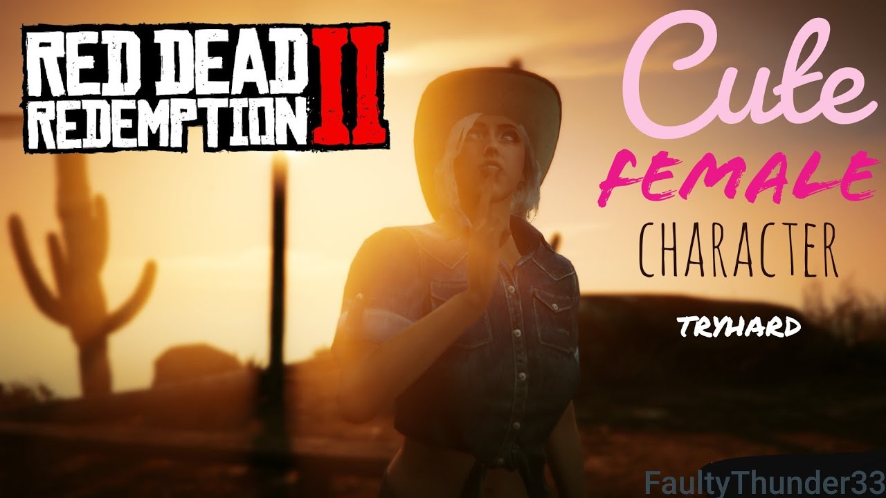 👯🏼cute female character tryhard girl chick | RDR2 RED DEAD ONLINE - YouTube