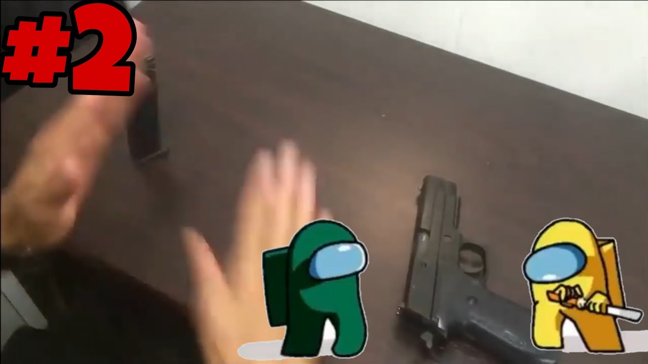 Among Us | American Cup Song with Gun | Thunder Clap Kill ⚡ - YouTube