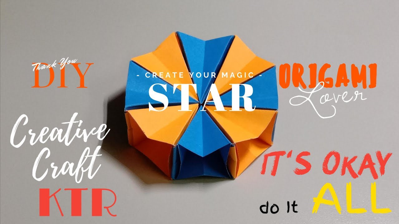 How To Make a Paper Magic Star - Origami Magic Star - YouTube