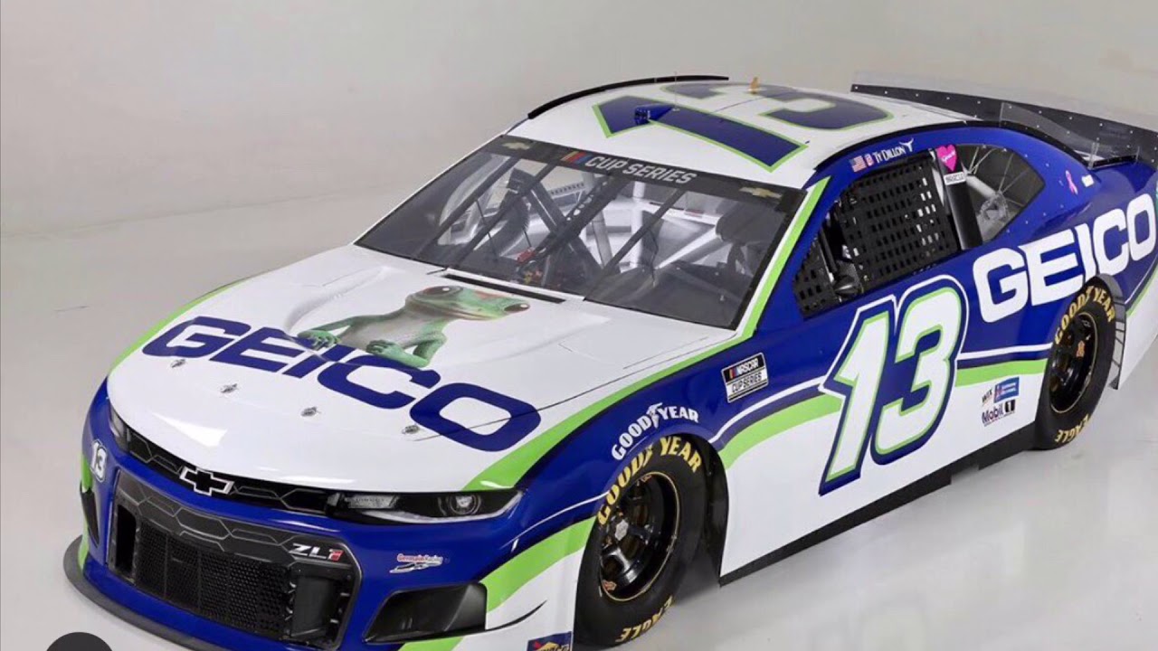 Ty Dillon’s 2020 Geico Paint Scheme - YouTube