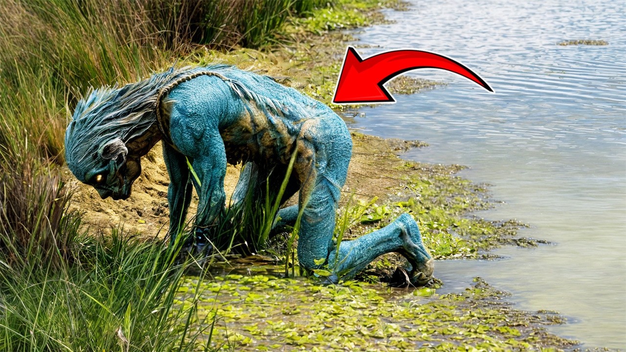 This Man's Camera Caught Some Creature Crawling Out Of The Swamp! - YouTube