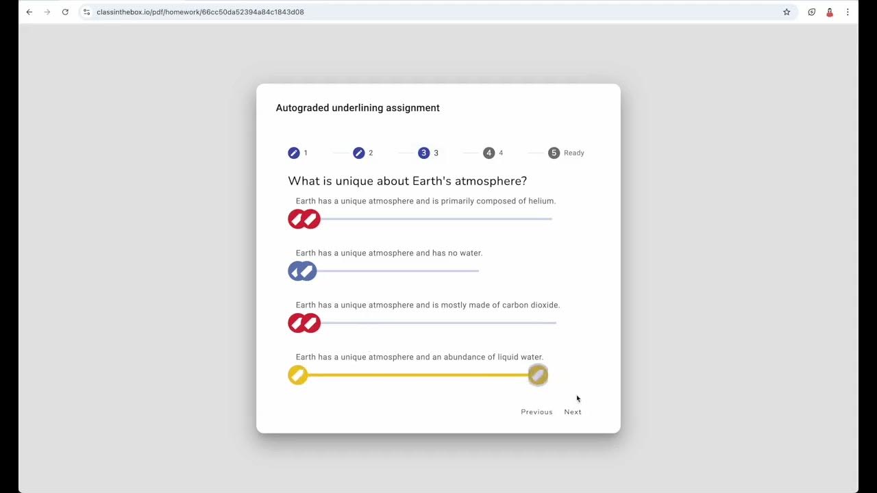 🆕 41. Böxie: Student experience🧑🏼‍🎓: Completing Autograded Assignments (underline the answer ...