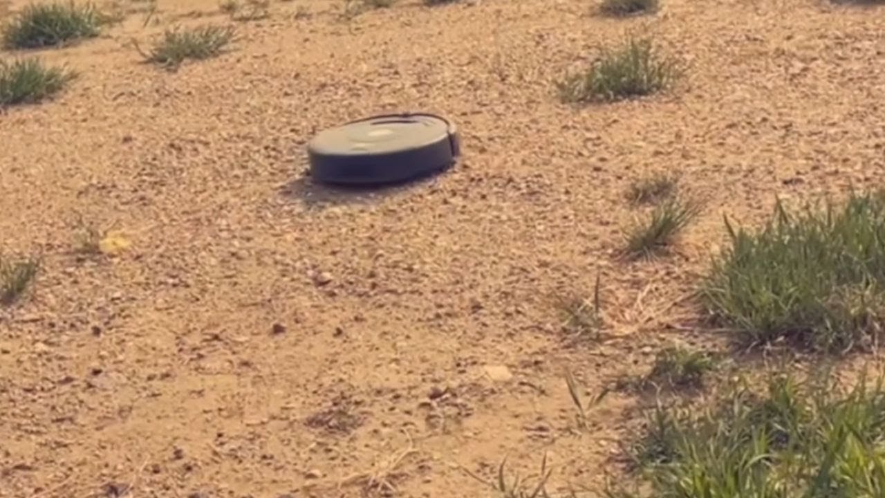 Over-efficient robot mop gets damaged while trying to tidy up crusty ...