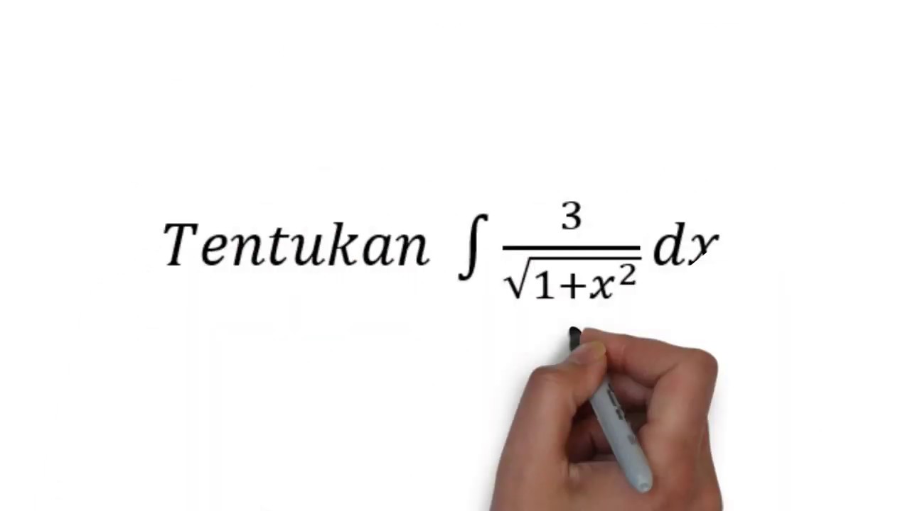 INTEGRAL METODE SUBSTITUSI TRIGONOMETRI - YouTube