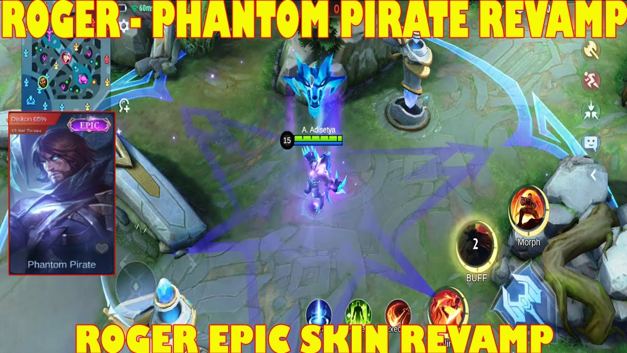 ROGER PHANTOM PIRATE REVAMP EPIC SKIN - YouTube