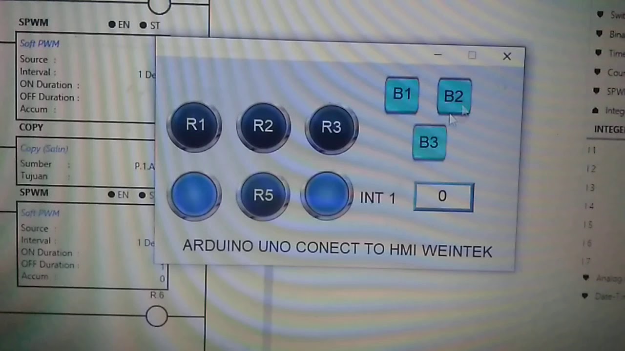 Arduino Uno Connect To Hmi Weintek Youtube