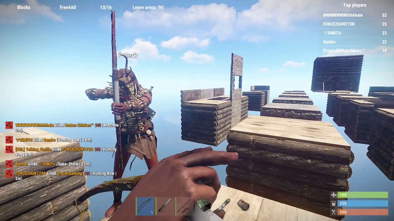 Rust server display: funrust - YouTube