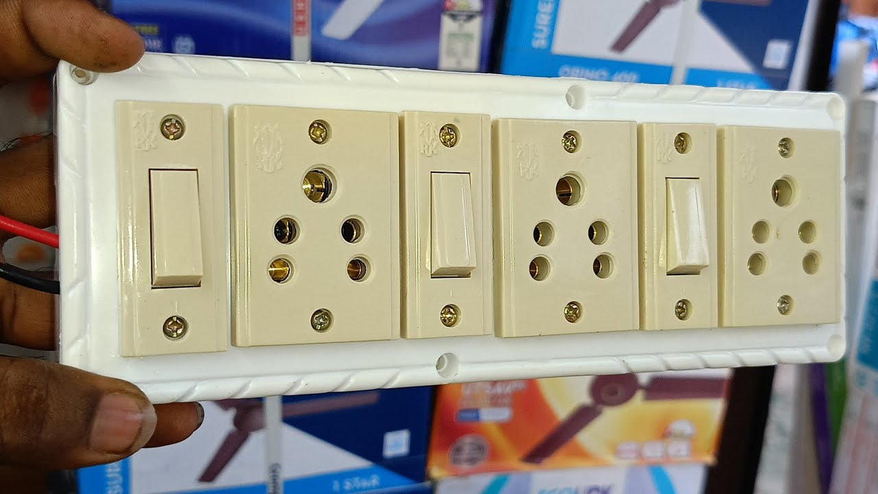 3SOCKET+3SWICHES CONNECTION | 3 Switche 3 Socket Connection | extension ...