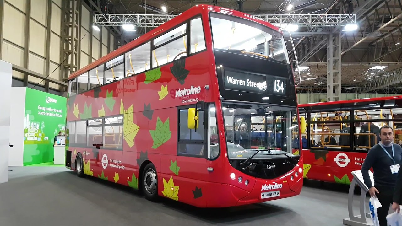 Optare Metrodecker EV - Euro Bus Expo 2018 - YouTube