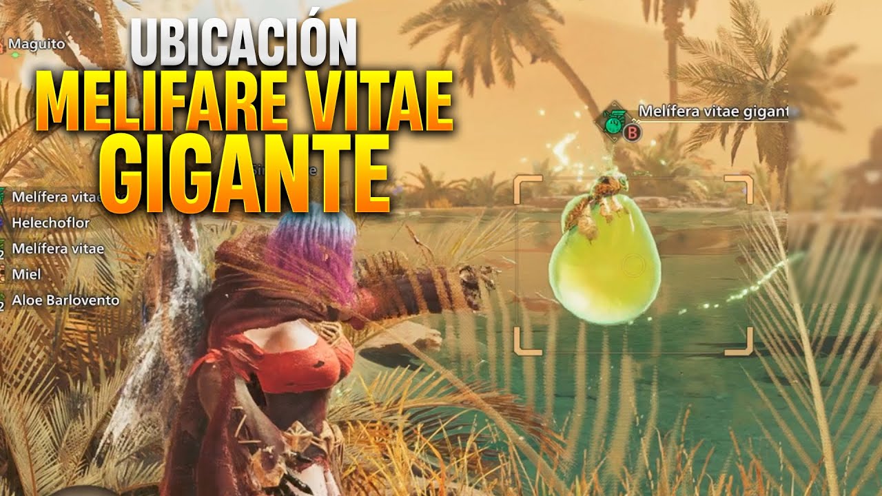 CAPTURA UNA MELIFERA VITAE GIGANTE UBICACION MONSTER HUNTER WILDS - YouTube