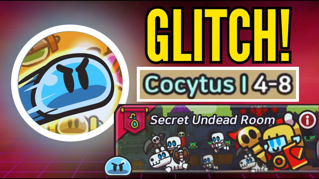 GLITCH! SECRET UNDEAD ROOM DUNGEON - Legend of Slime: Idle RPG War ...