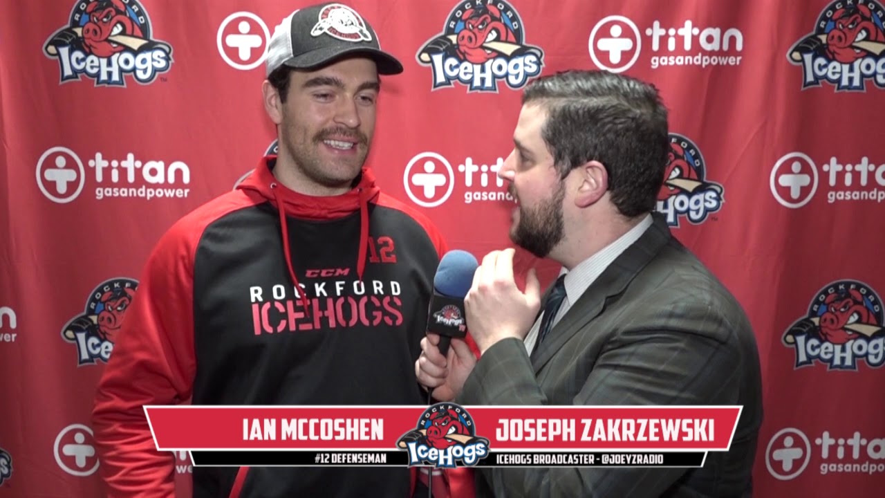 IceHogs Game Day: Ian McCoshen - 11/23/19 - YouTube