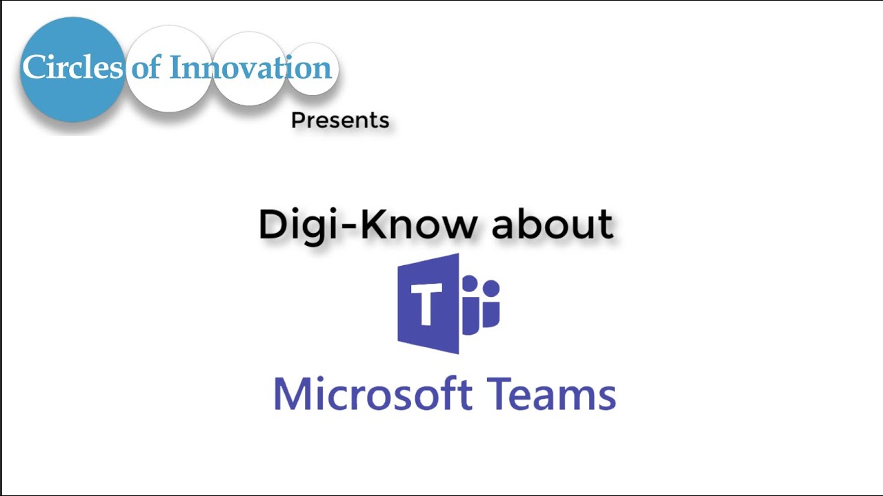 DigiKnow about Teams? - YouTube