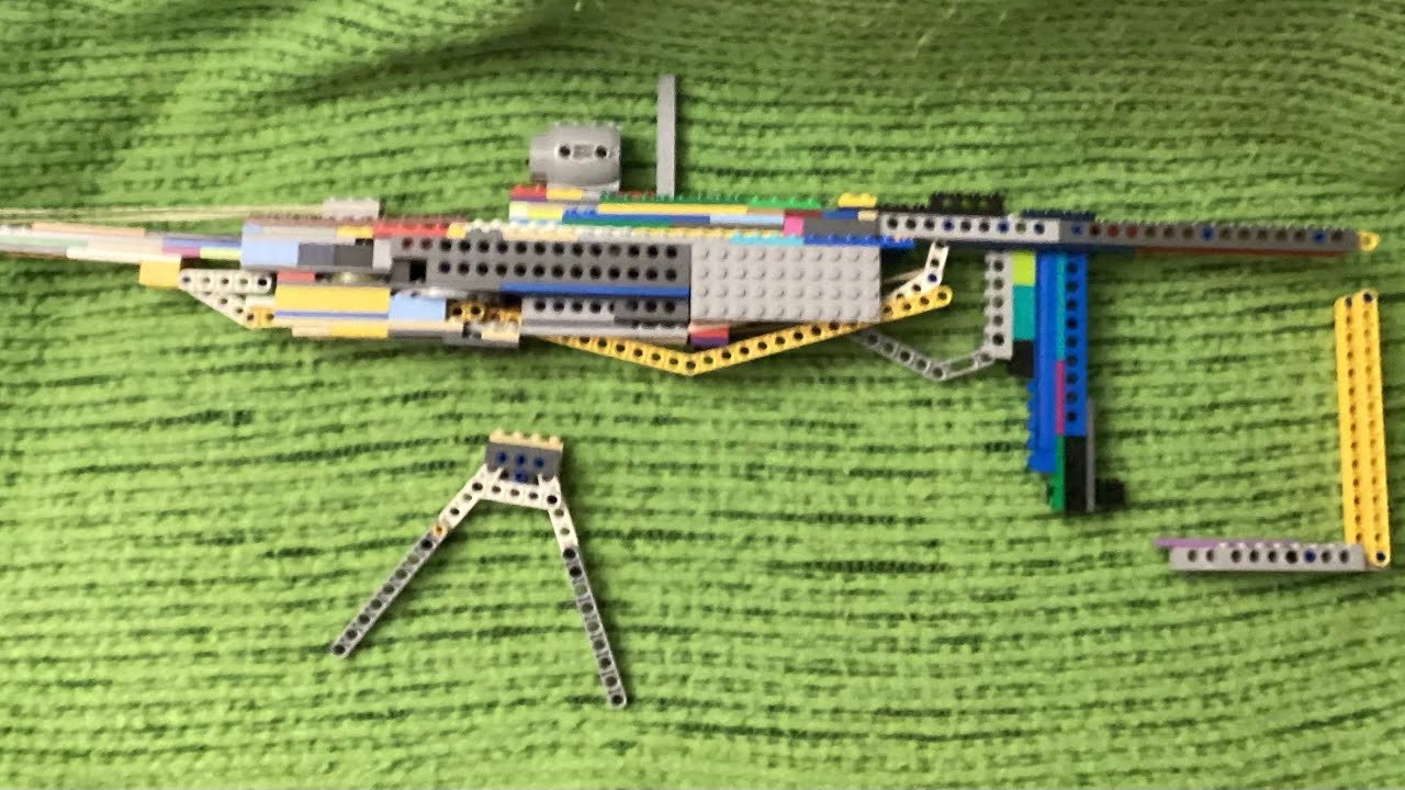 Lego sniper with realistic recoil - YouTube