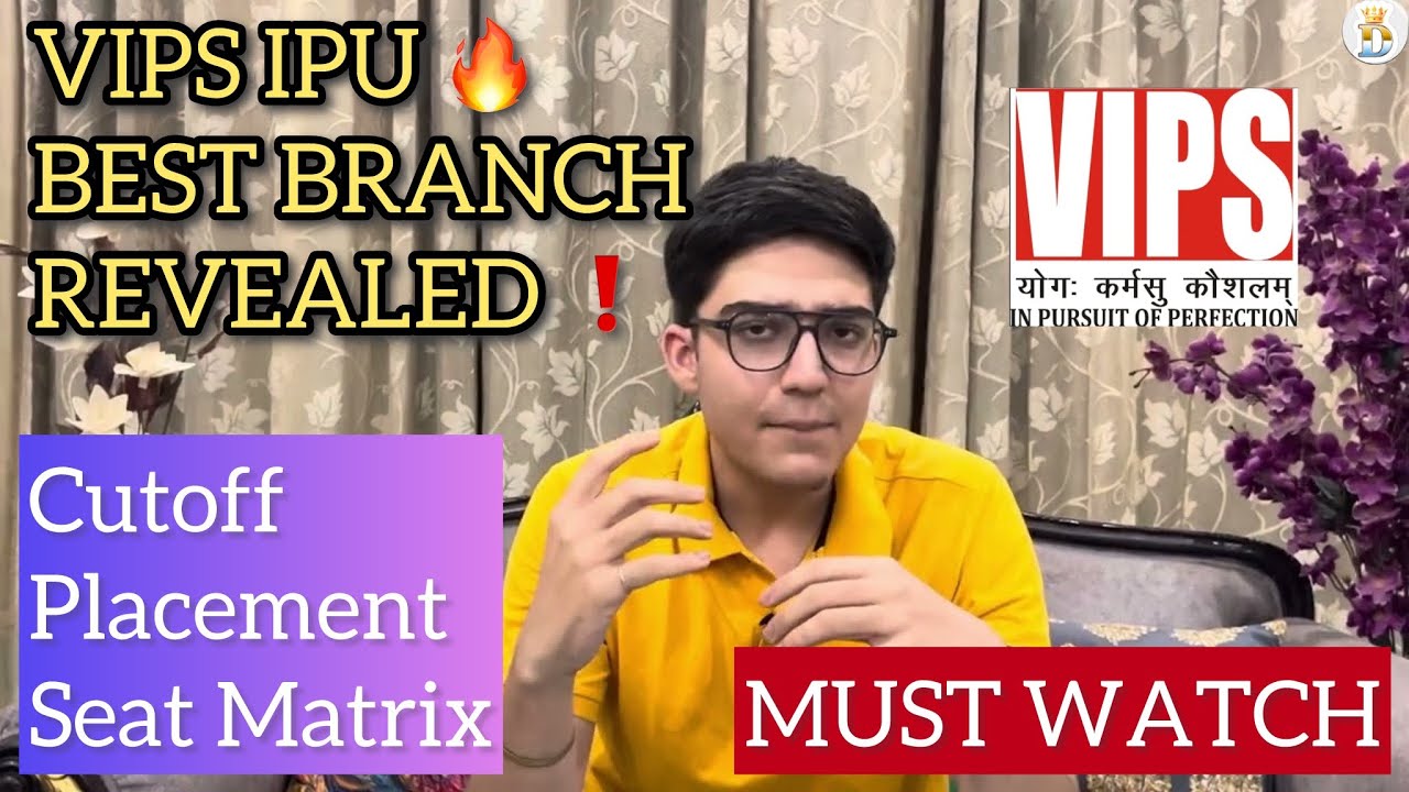 Best Branch in VIPS IPU 2025 💥 | Seats, Placements & Cutoffs Explained ...