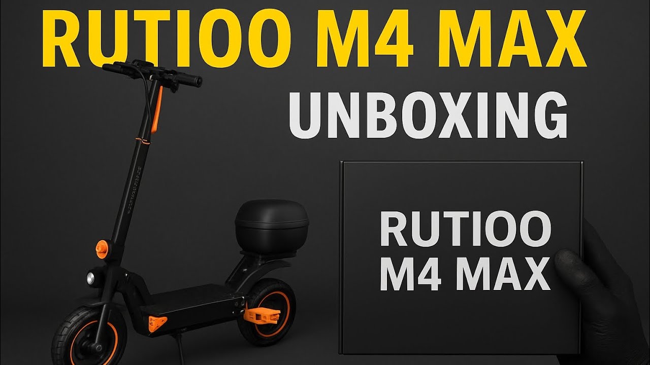 Unboxing My Rutioo M4 Max - Is this the Best Budget Scooter? - YouTube