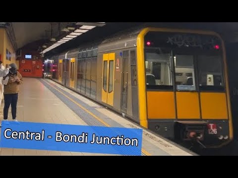 Sydney Trains: Central to Bondi Junction - YouTube