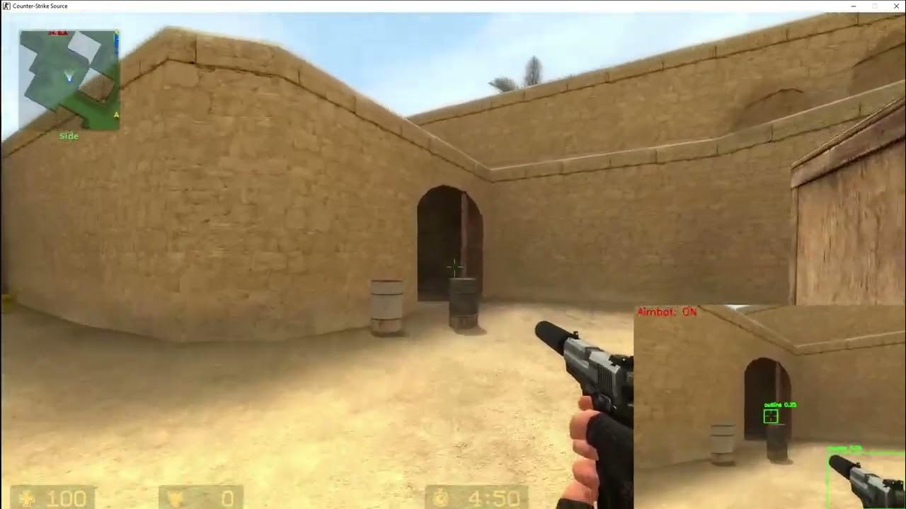 AI Cheat: Dominating FPS with YOLOv11 Aimbot! (Counter-Strike: Source) - YouTube