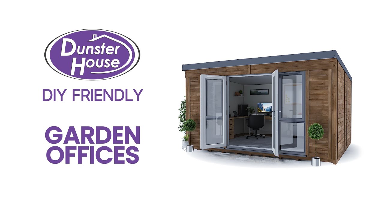DIY Friendly Garden Offices - Dunster House - YouTube