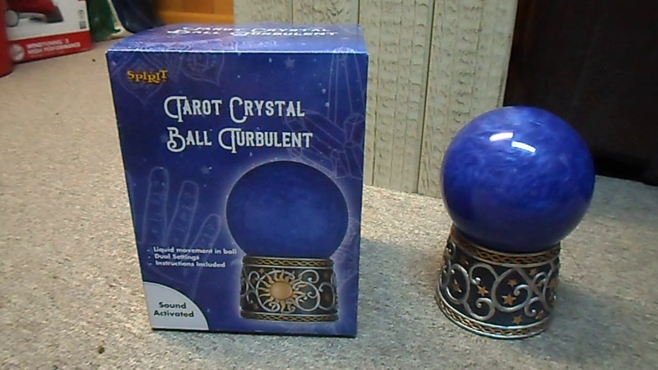 Spirit Halloween Animated Crystal Ball - YouTube